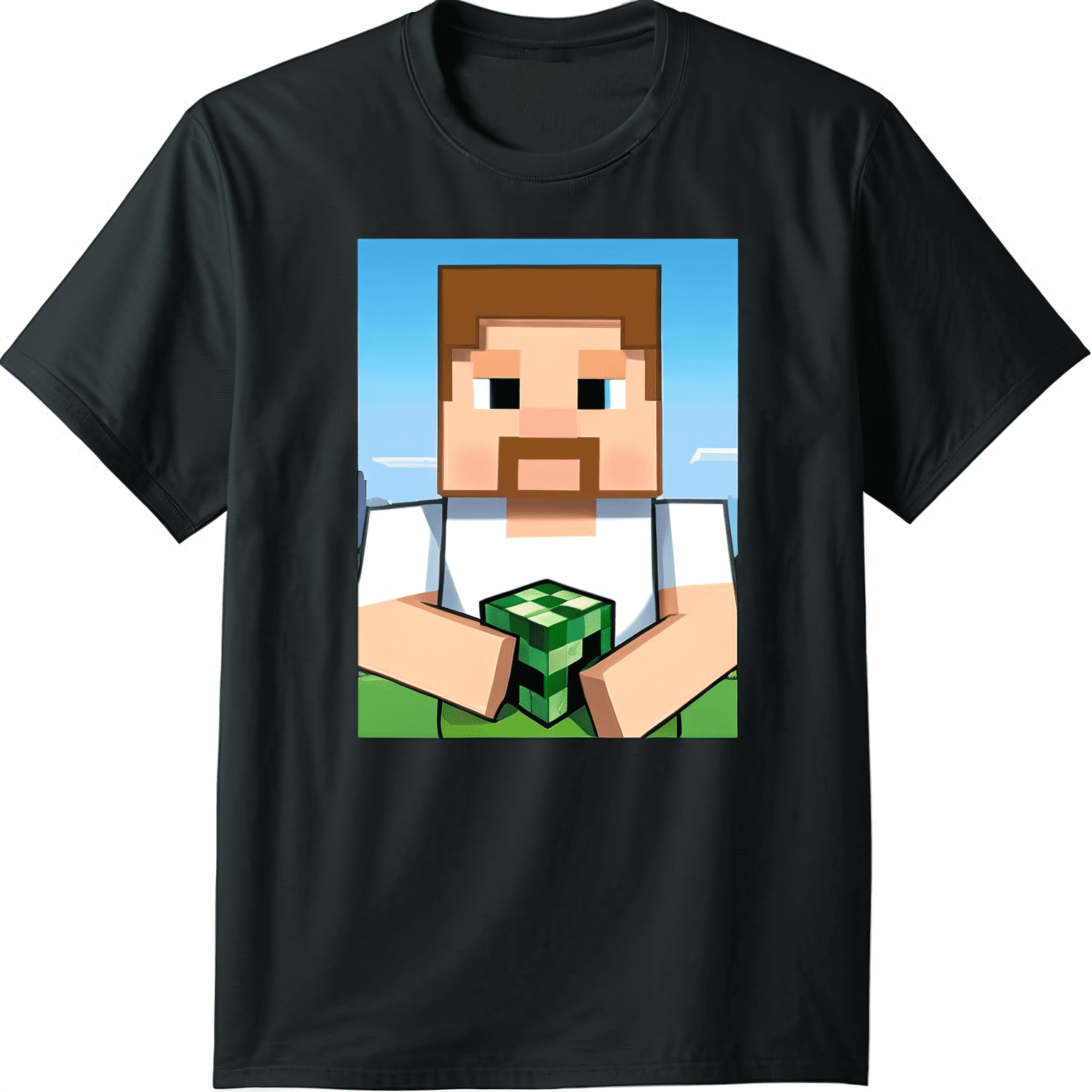 Minecraft Build Explore Create Group Poster T-Shirt - Walmart.com
