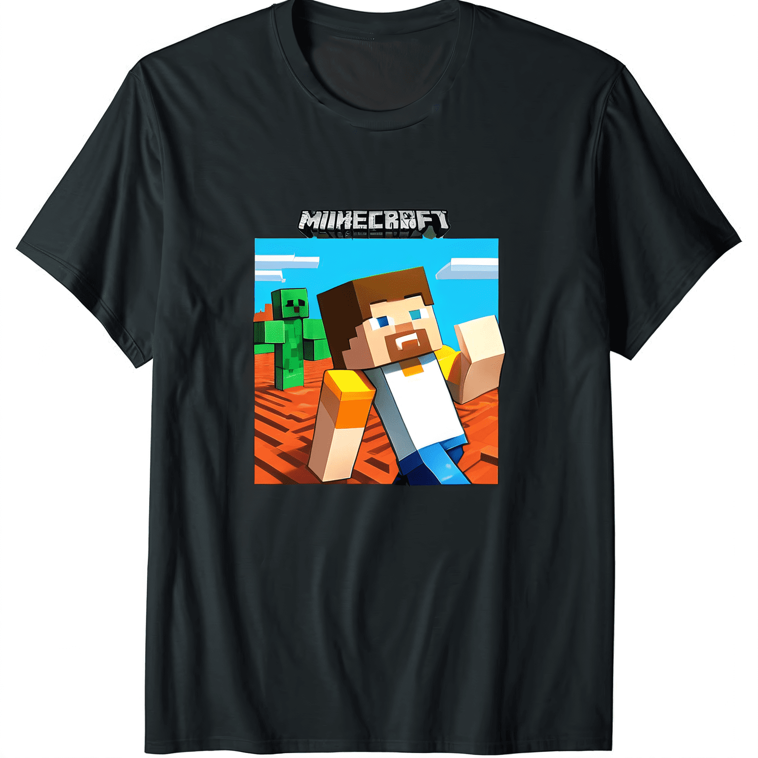 Minecraft Build Explore Create Group Poster T-Shirt - Walmart.com