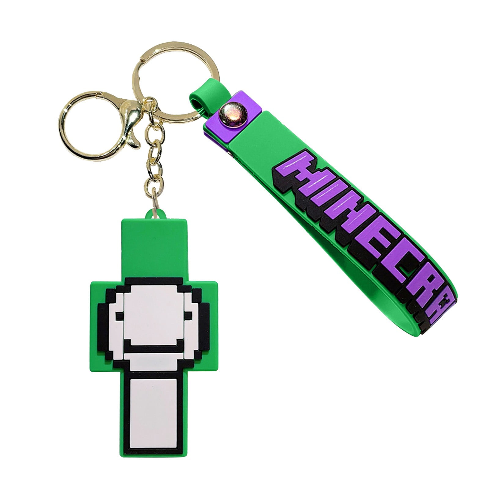 Minecraft Cartoon Keychains, Cute and Charming Keychains, Backpack ...