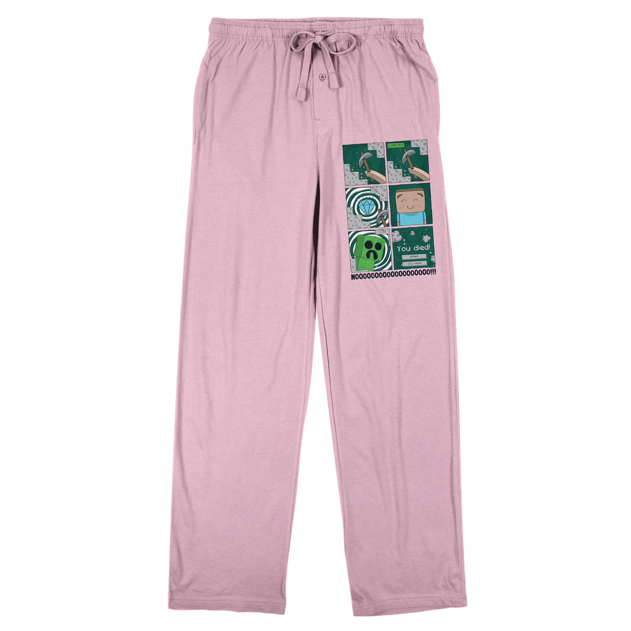Minecraft Character Round Up Women's Sleep Pajama Pants-XS - Walmart.com