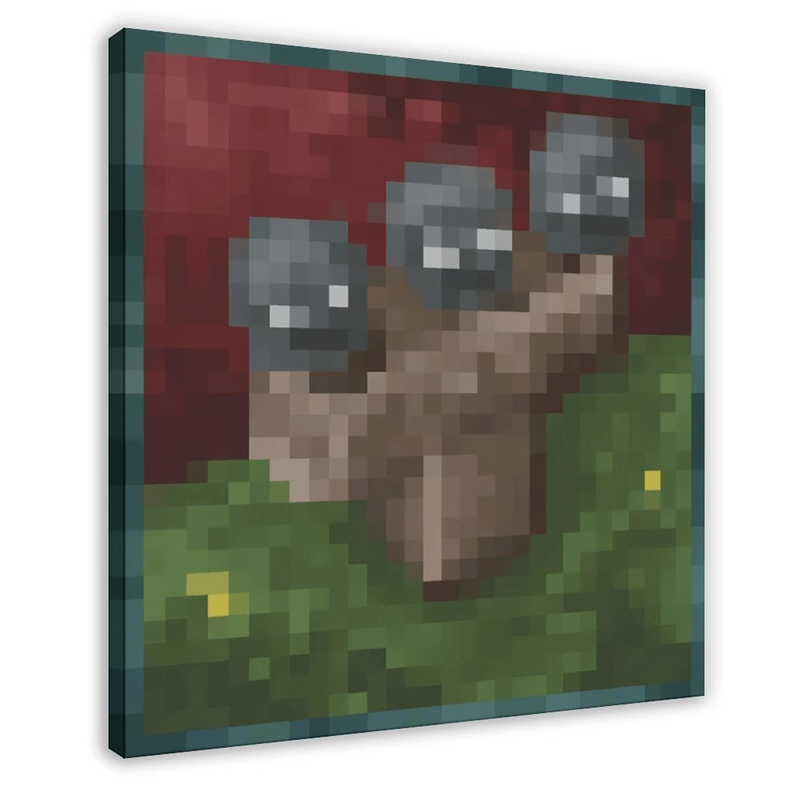 Minecraft Character Wither Canvas Poster, Gamer Room Wall Decor, Video ...