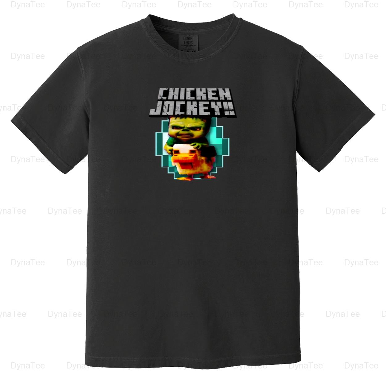 Minecraft Chicken Jockey Gamer Character Funny Graphic Video Comfort ...