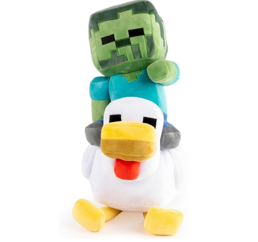 Minecraft Chicken Jockey Plush Toy Chicken Stuffed Animal Buddy - Soft ...