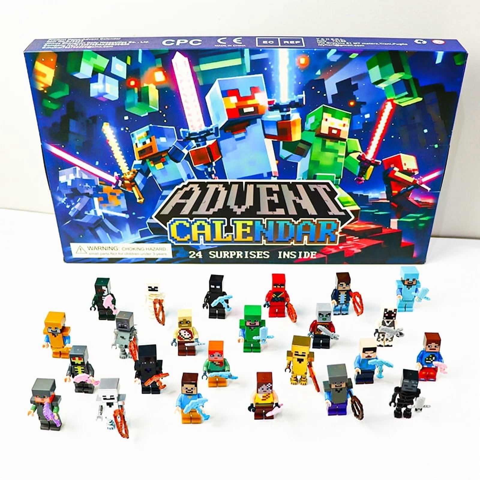 Minecraft Christmas Advent Calendar Blind Box 24-Slot Advent Gift ...
