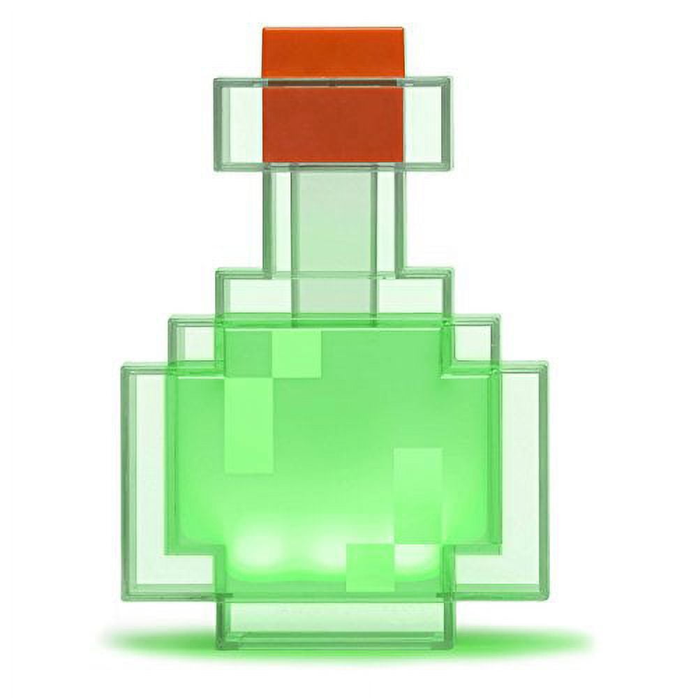 ThinkGeek Minecraft Potion Bottle - Lights Up and Changes Color ...