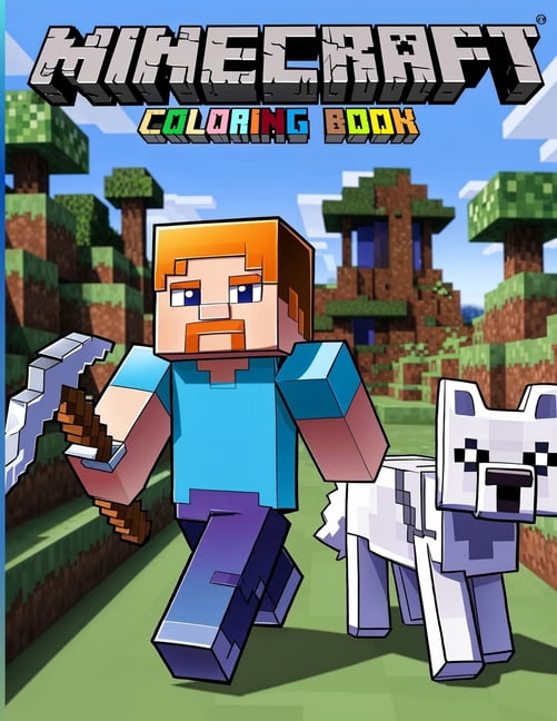 Minecraft Coloring Book, (Paperback) - Walmart.com