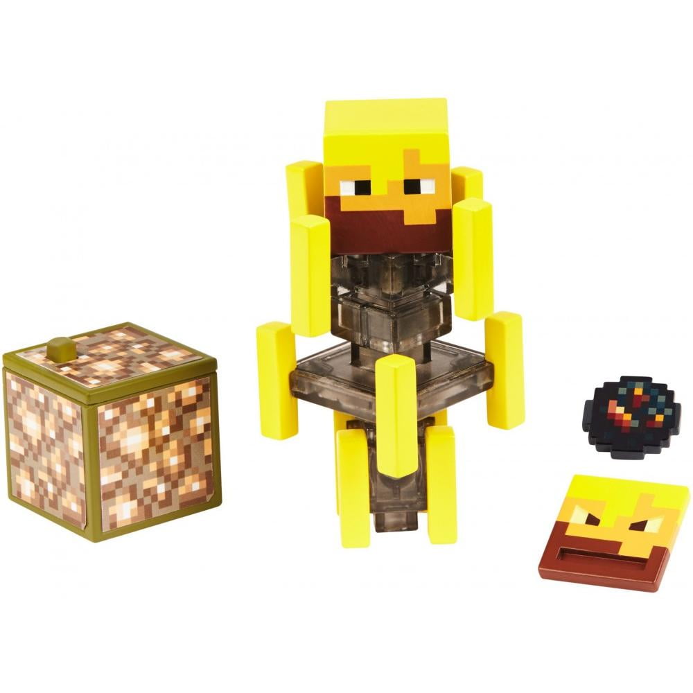 Minecraft Comic Maker Blaze Action Figure with Swappable Faces, 3.25 ...
