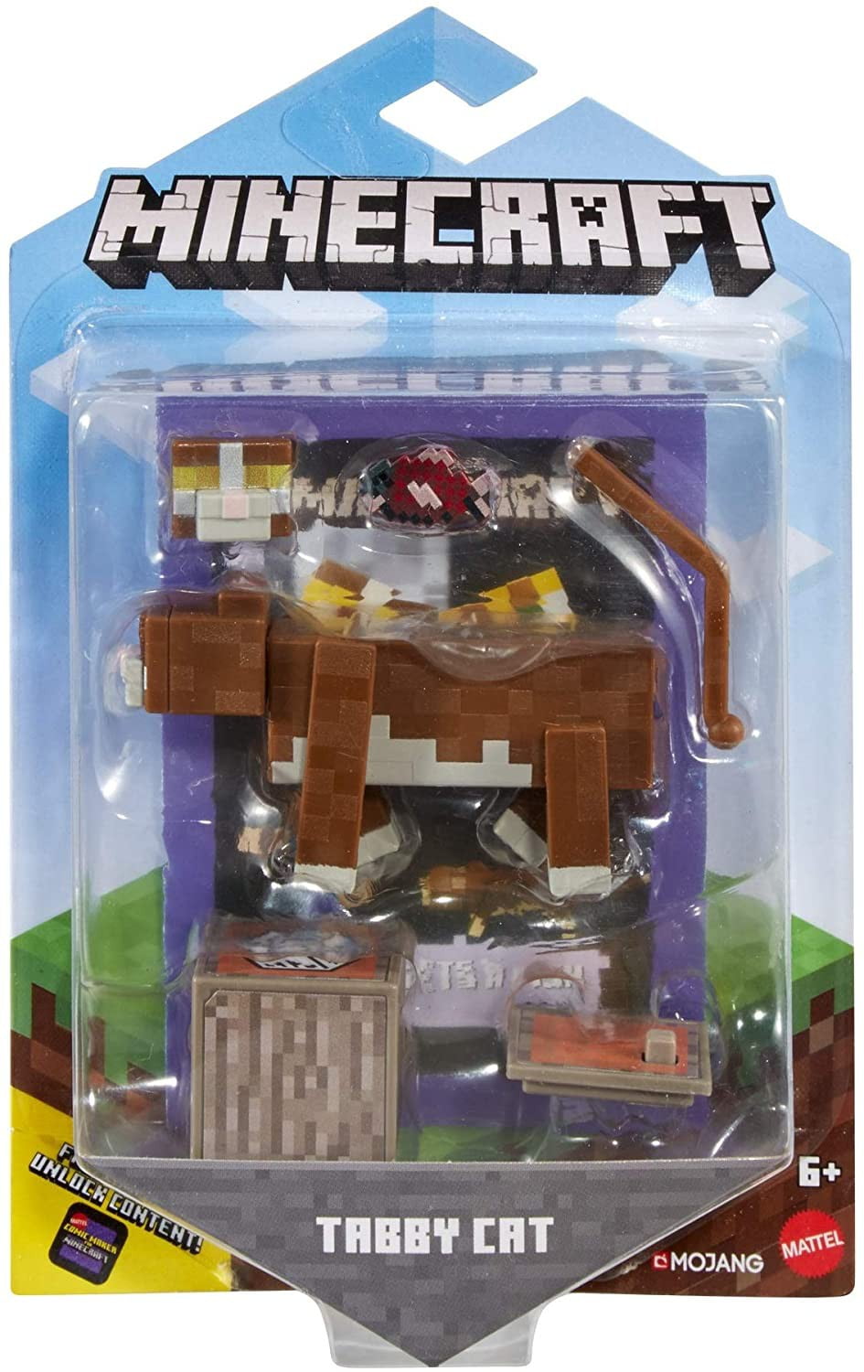 Minecraft Comic Maker Tabby Cat Action Figure - Walmart.com