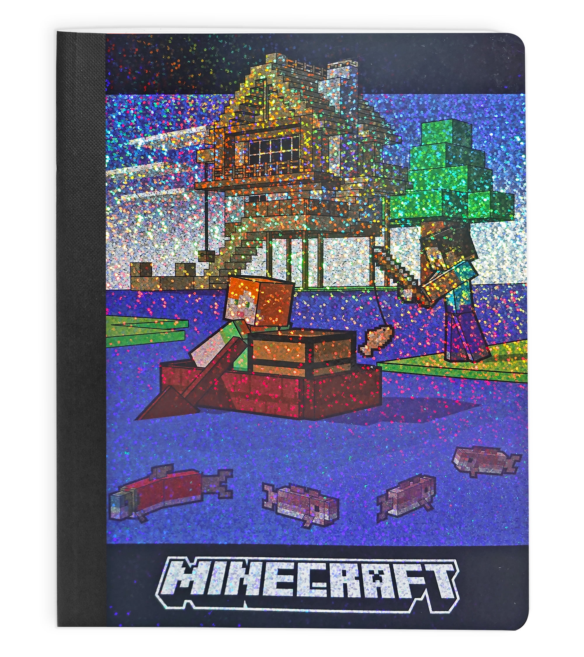 Minecraft Composition Book, Wide Ruled, 100 Pages, 7.5 in x 9.75 in ...
