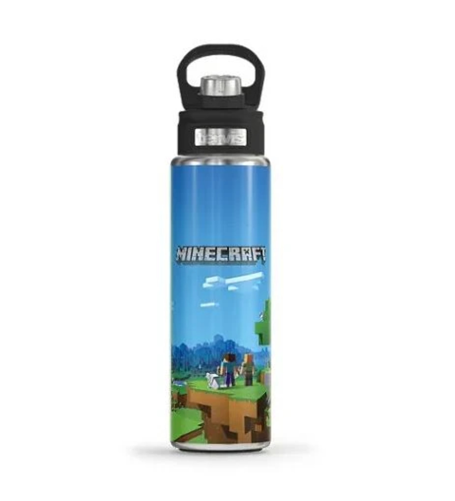 Minecraft - Cover Art 24oz Stainless Steel Wide Mouth Bottle with ...