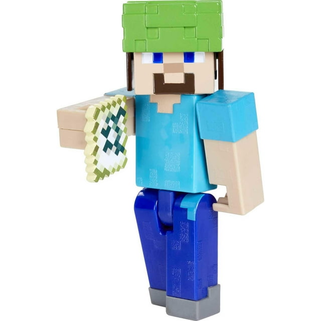 Minecraft 3.25-inch Craft-A-Block Figures, Authentic Pixelated Design ...