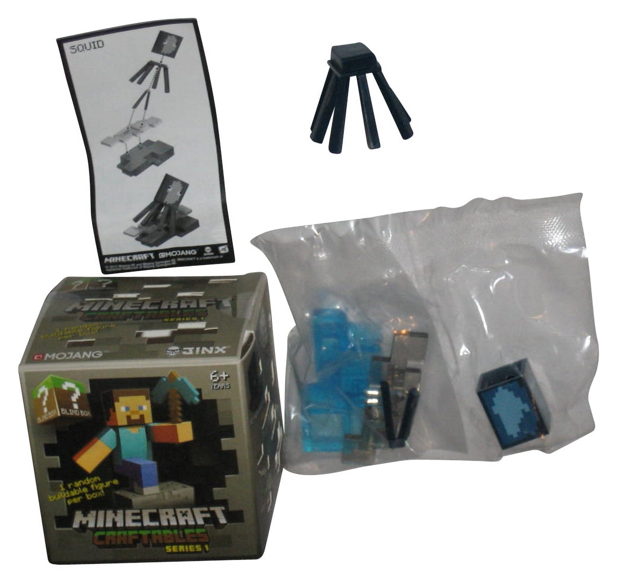 Minecraft Craftables Series 1 (2015) Jinx Mojang Squid Mini Figure ...