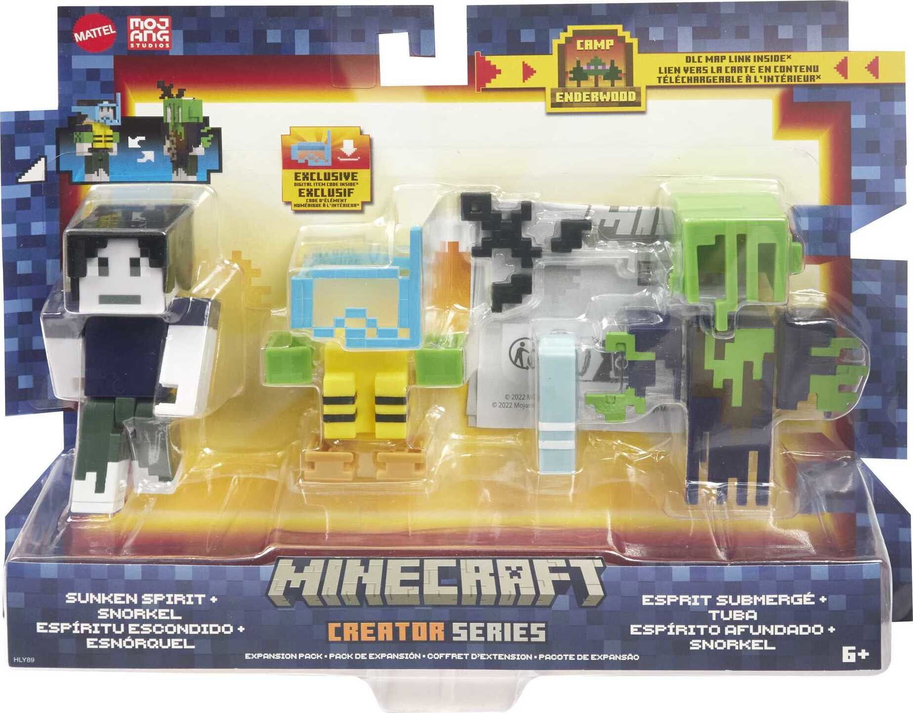 Minecraft Creator Series Camp Enderwood Sunken Spirit Action Figure, 3. ...