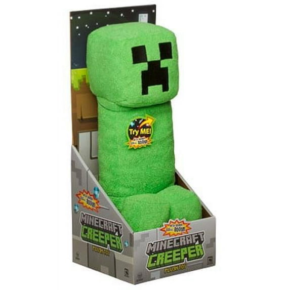 Minecraft Creeper 14" Plush Toy with Sound - Walmart.com