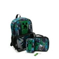 "Minecraft Kids School Backpack Set with 17"" Laptop Bag, Lunch Box ...
