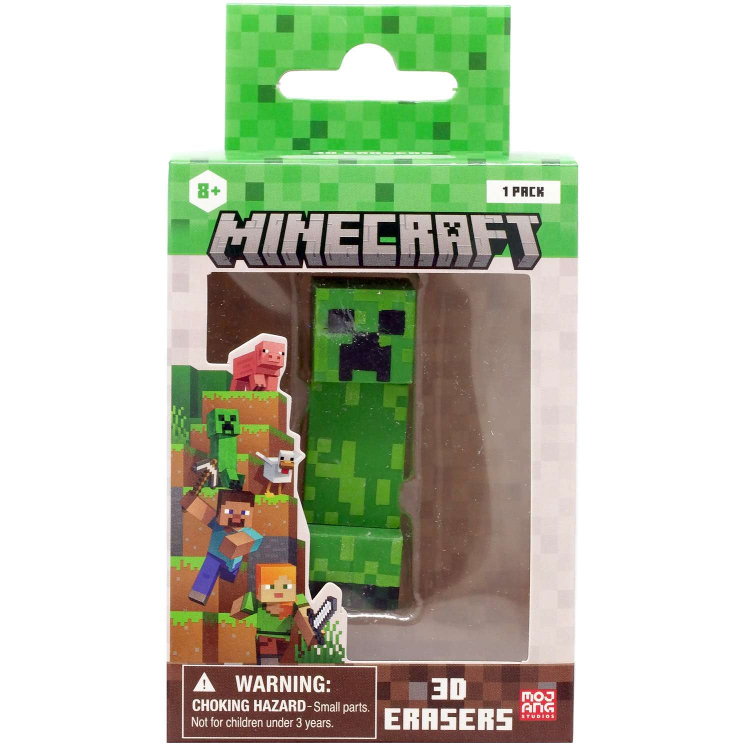 Minecraft Creeper 3D Eraser - Walmart.com