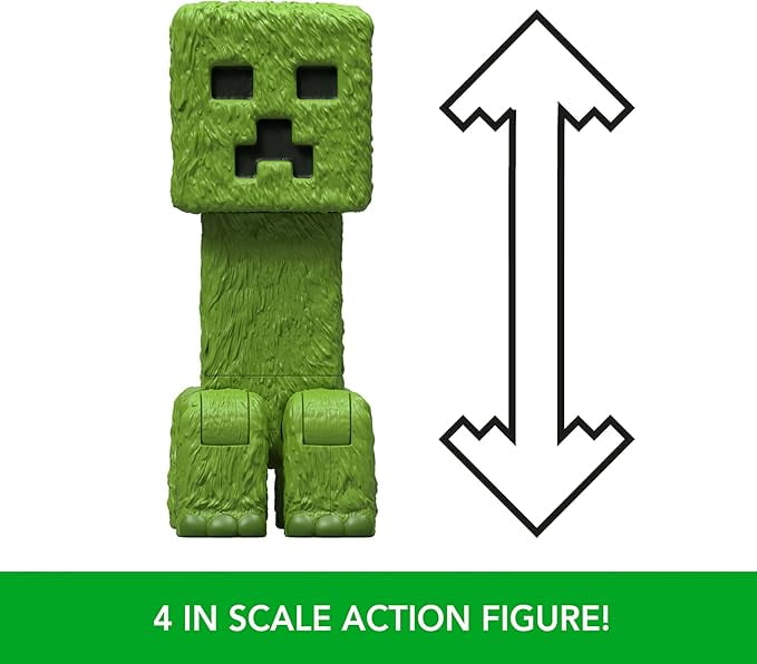 Minecraft Creeper Action Figure Minecraft Toys, 4" Character ...
