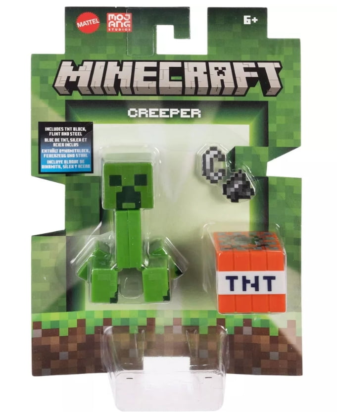 Minecraft Creeper Action Figures & Accessories Collection, 3.25" Scale ...