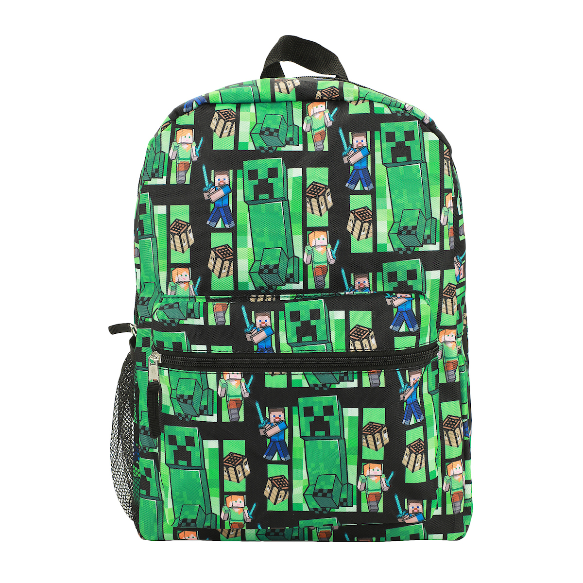 Minecraft Backpack 16" Creeper TNT Kids - Walmart.com