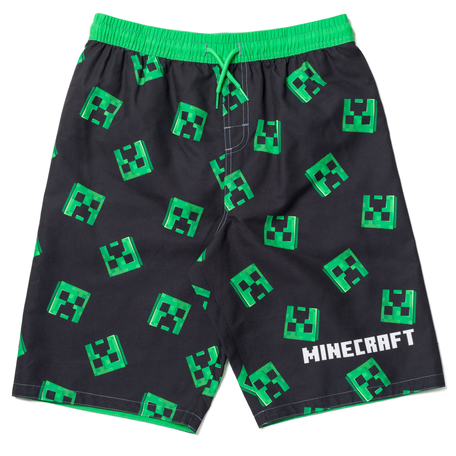 Minecraft Creeper Steve Mobs Little Boys 3 Pack Swim Trunks Little Kid ...