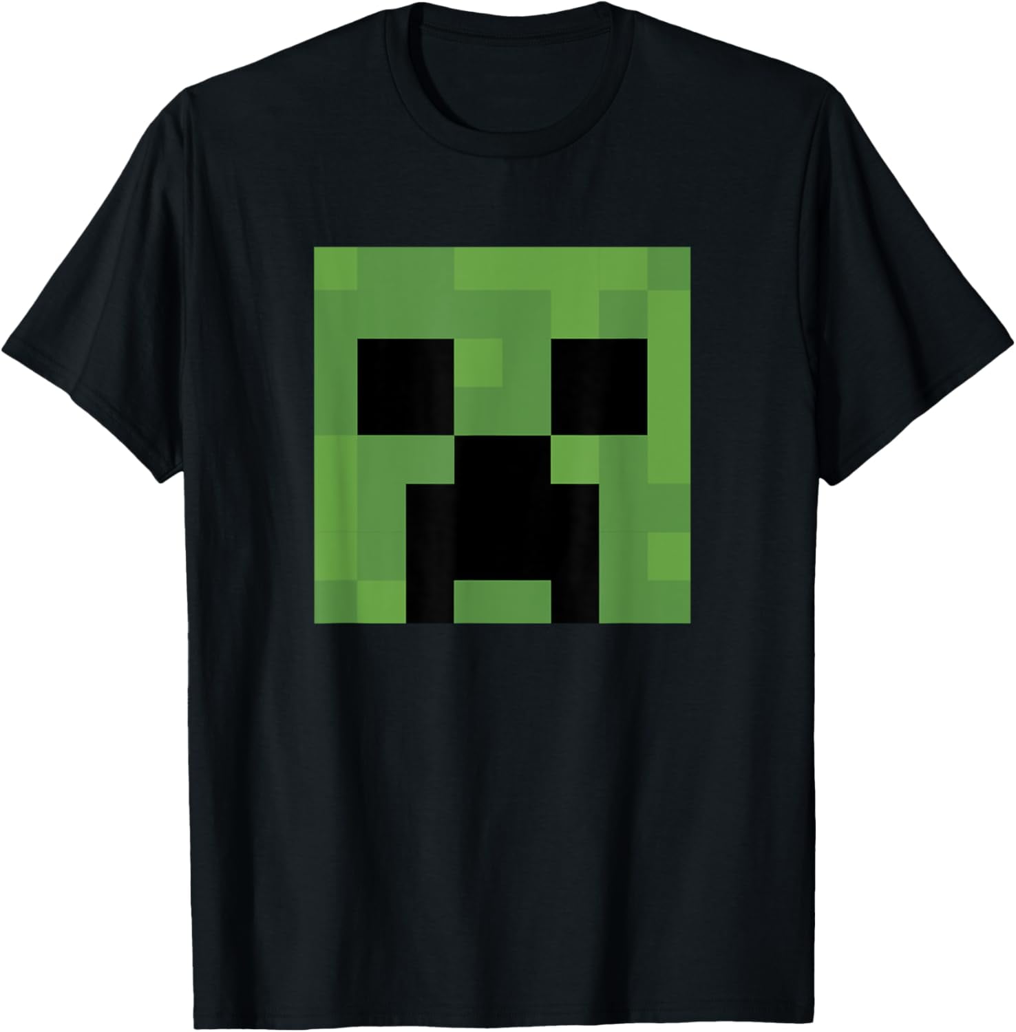Minecraft Creeper Big Face T-Shirt - Walmart.com