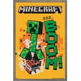 Minecraft - Creeper Boom Wall Poster, 14.725" x 22.375", Framed ...