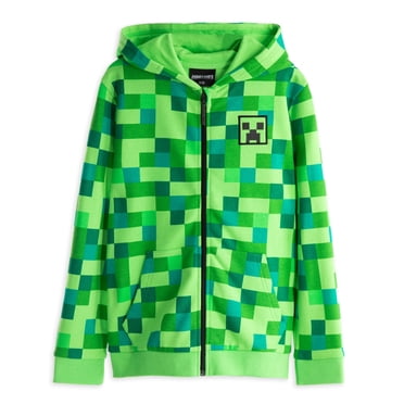 Minecraft Creeper Boys, Hoodie, and T-Shirt, 2-pack Clothes Set (Sizes ...