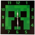 Minecraft Creeper Character Face Wall Clock - Walmart.com