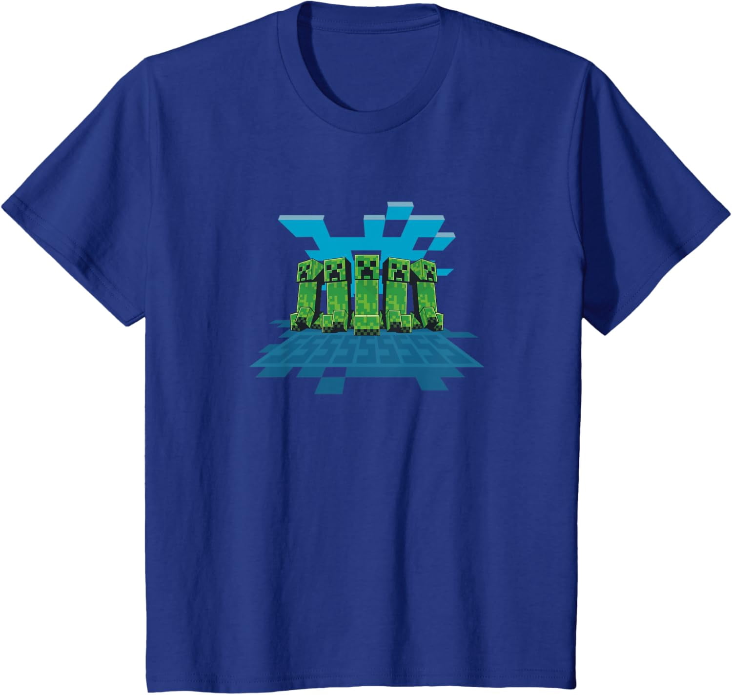 Minecraft Creeper Mob Line Up T-Shirt - Walmart.com