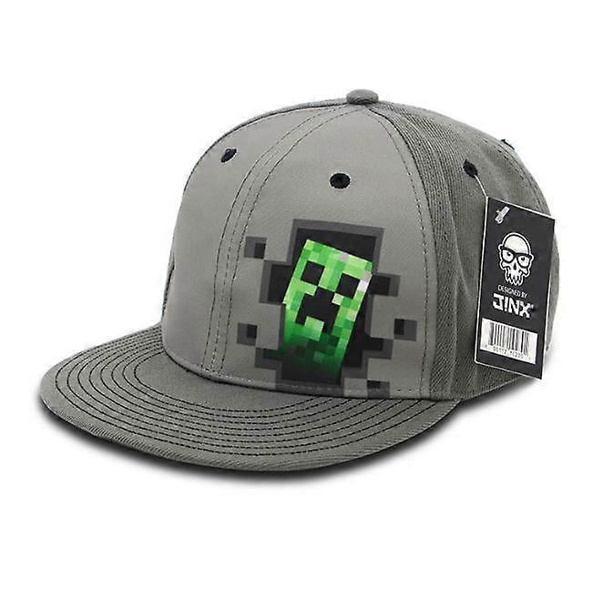 Minecraft Creeper Rush Trucker Baseball Hat grey - Walmart.com