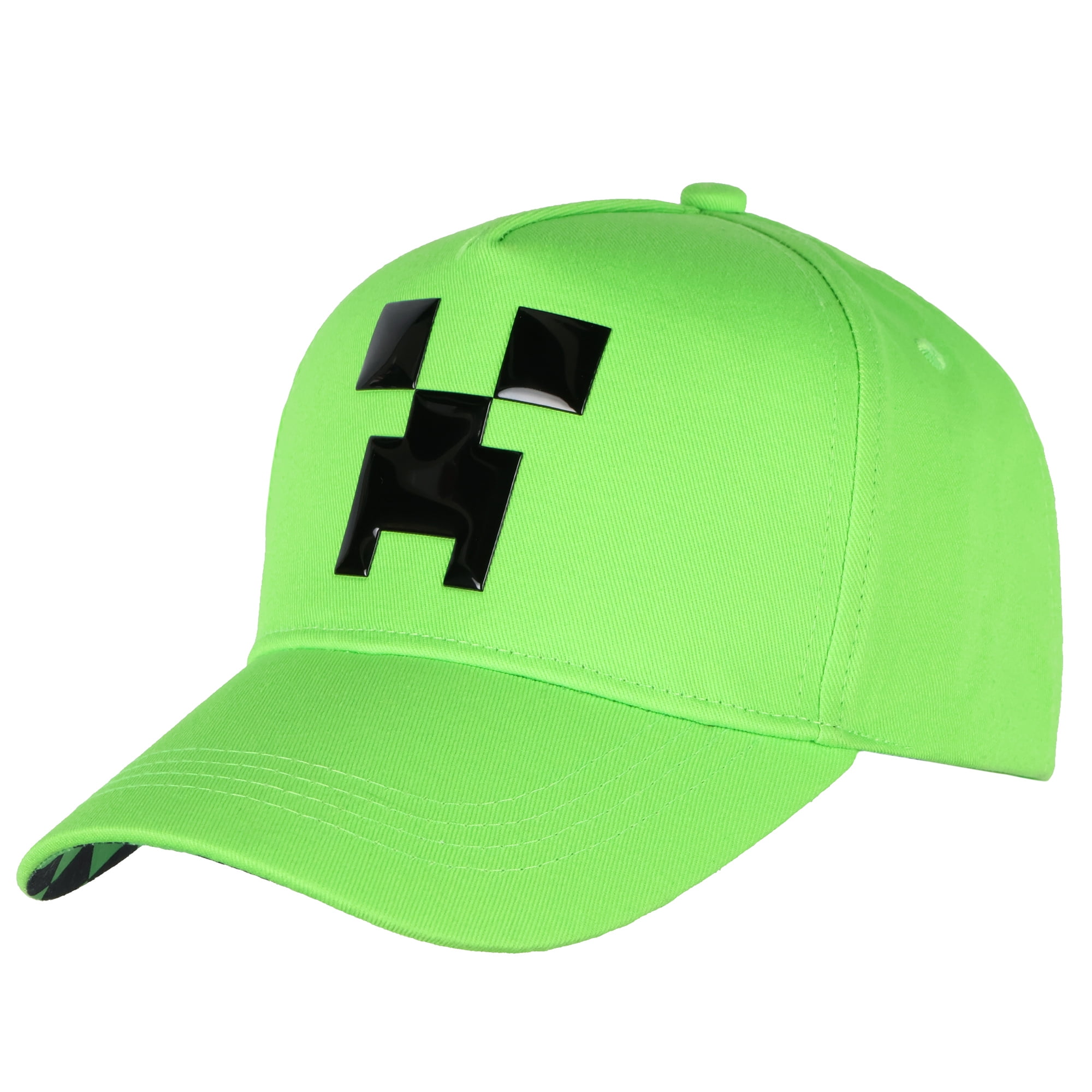 Minecraft Creeper Snapback Hat Youth Adjustable Baseball Cap OSFM ...