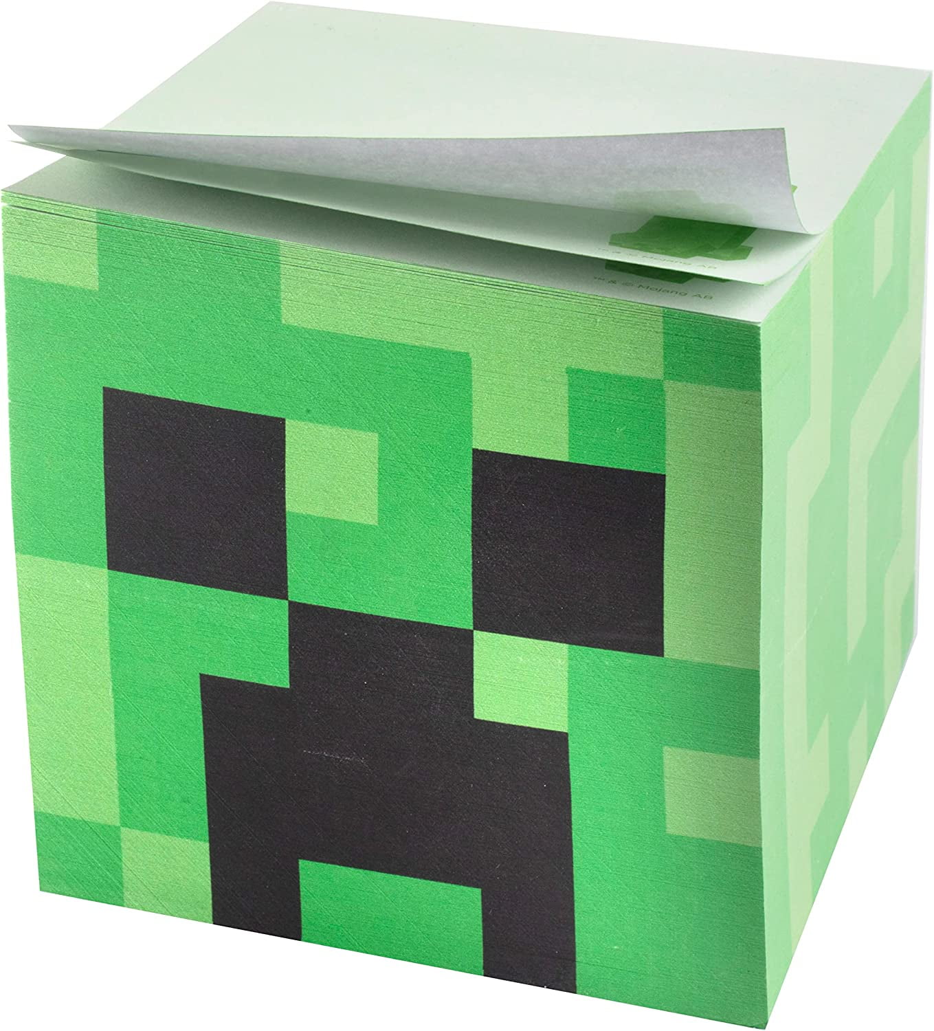 Minecraft Creeper Sticky Note Cube - Walmart.com