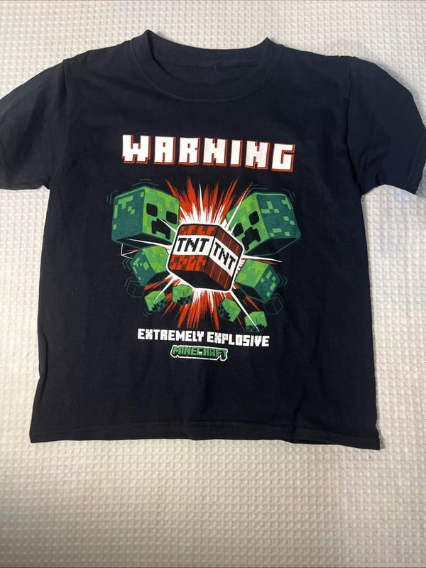 Minecraft Creeper TNT T-shirt, Trending Gamer Men Women Youth Toddler ...
