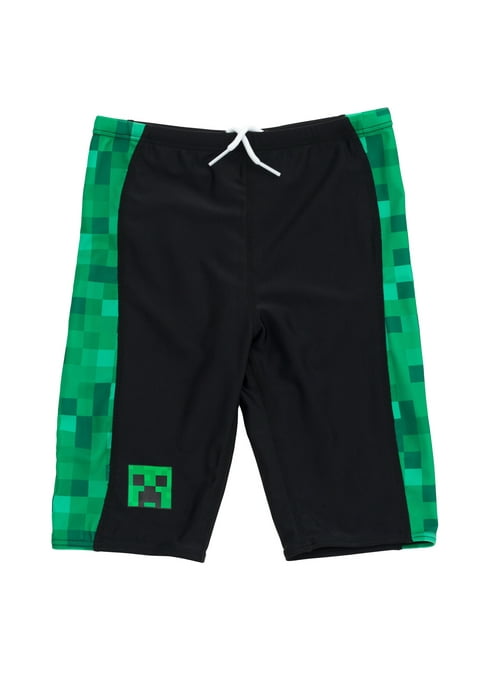 Minecraft Boys' Graphic Swim Trunks - Walmart.com