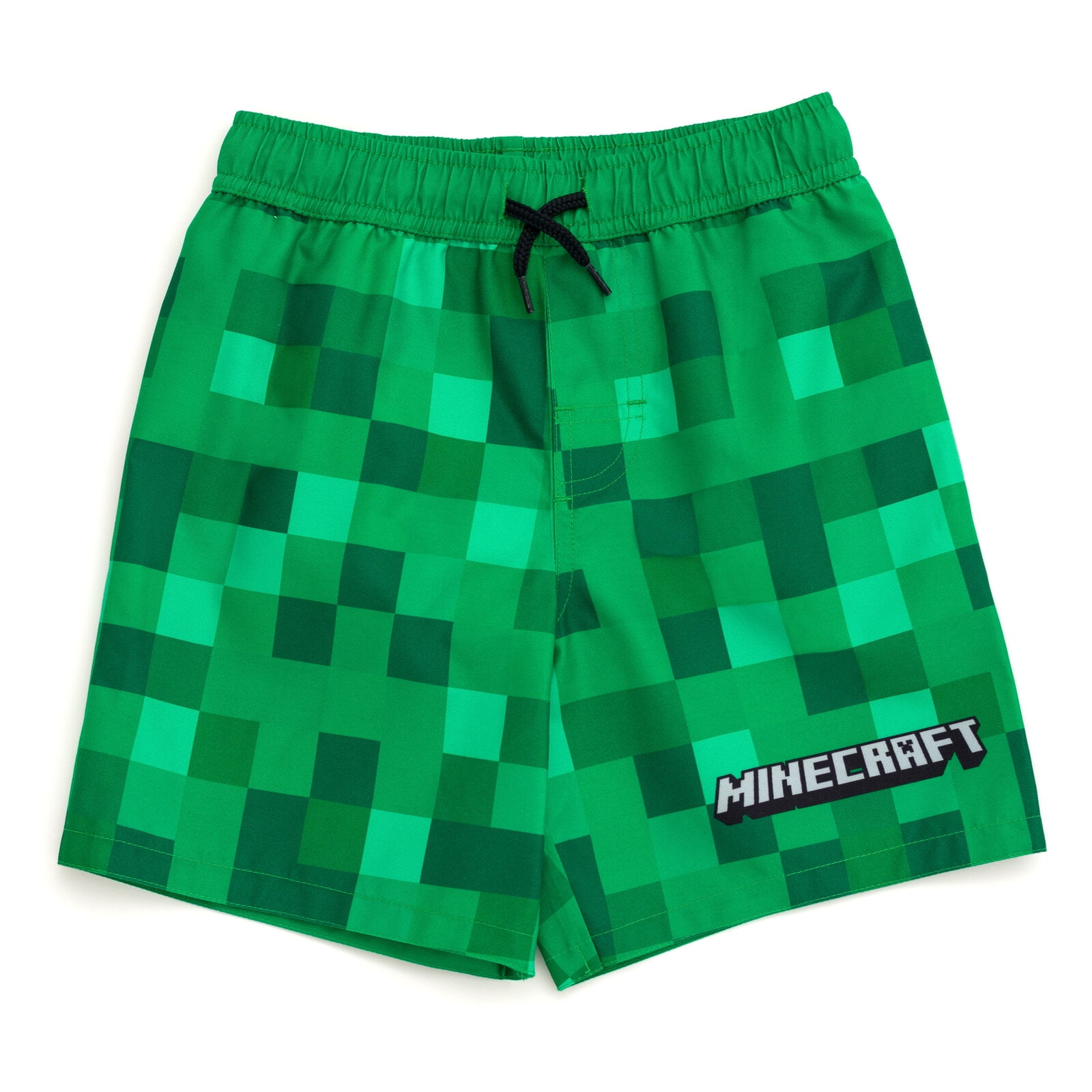 Minecraft Creeper UPF 50+ Swim Trunks Bathing Suit Little Kid to Big ...