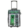 Minecraft Kids Luggage Suitcase with Rolling Wheels - Creeper Youth 18 ...