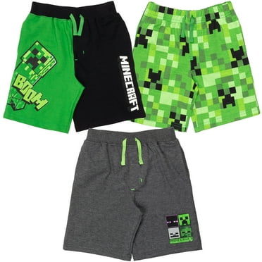 Minecraft Creeper Big Boys T-Shirt Tank Top and Mesh Shorts 3 Piece ...