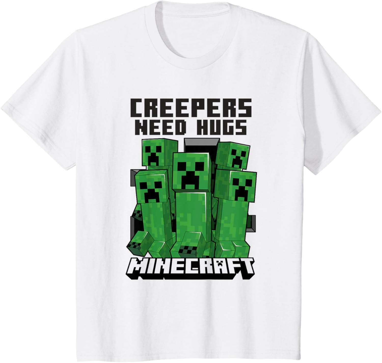 Minecraft Creepers Need Hugs March T-Shirt - Walmart.com
