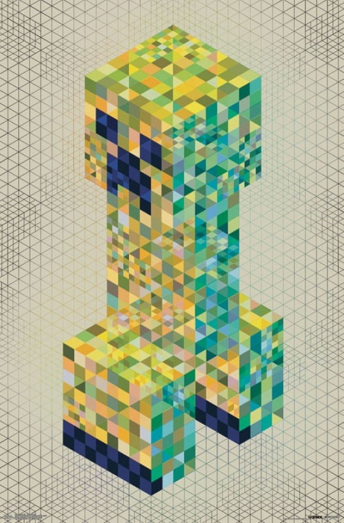Minecraft - Creeperscope Poster Print (22 x 34) - Walmart.com