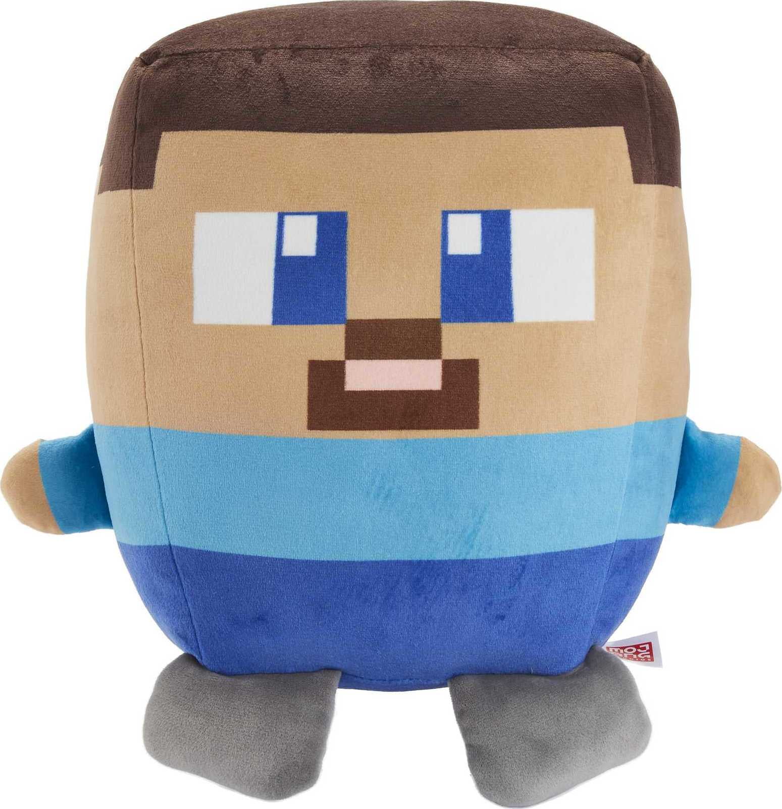 Minecraft Cuutopia 10-in Steve Plush Character Pillow Doll, Collectible ...