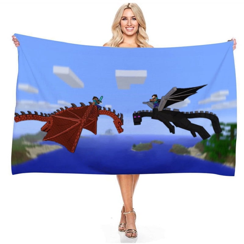 Minecraft Decorations Set Minecraft Beach Towel Minecraft Bathroom ...