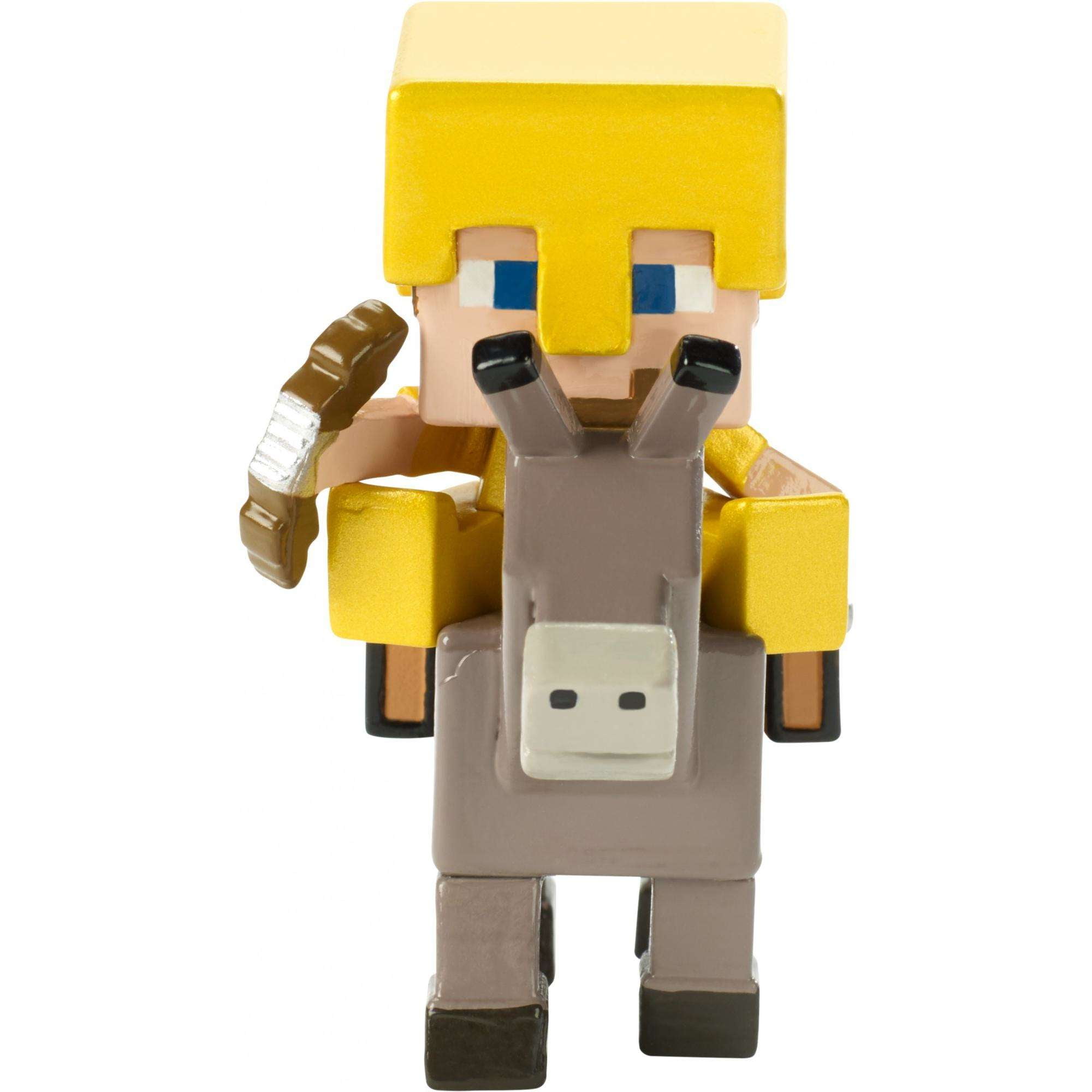 Minecraft Deluxe Mini Figure Steve On Donkey Character - Walmart.com