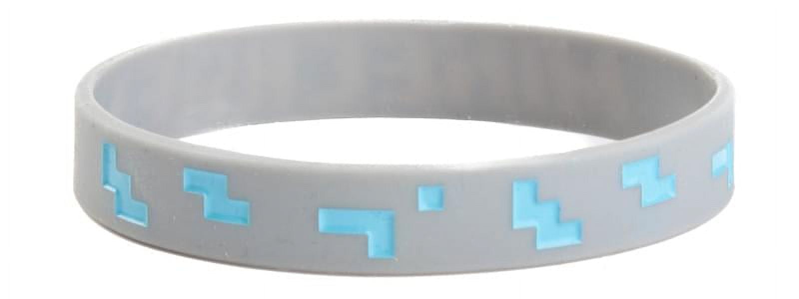 minecraft diamond bracelet, medium, gray - Walmart.com