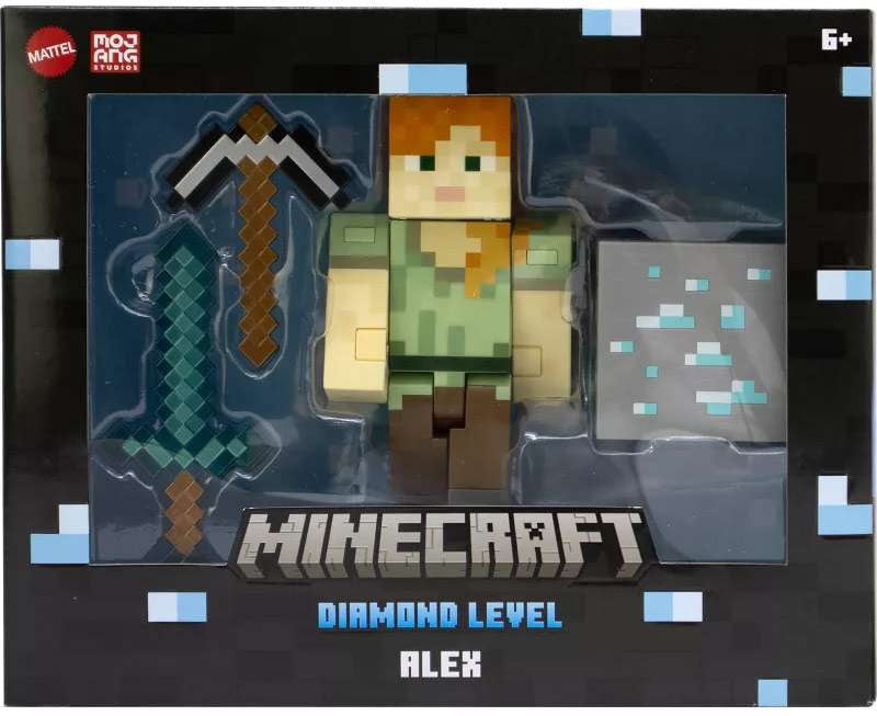 Minecraft Diamond Level Alex Action Figure - Walmart.com
