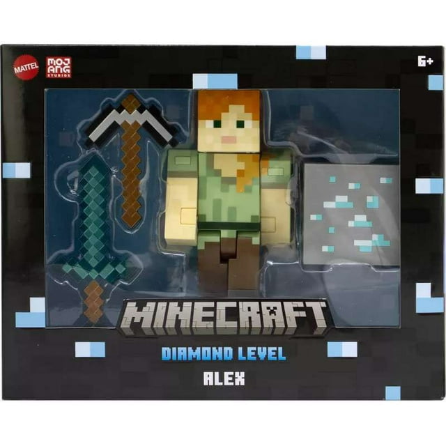 Minecraft Diamond Level Alex Action Figure - Walmart.com