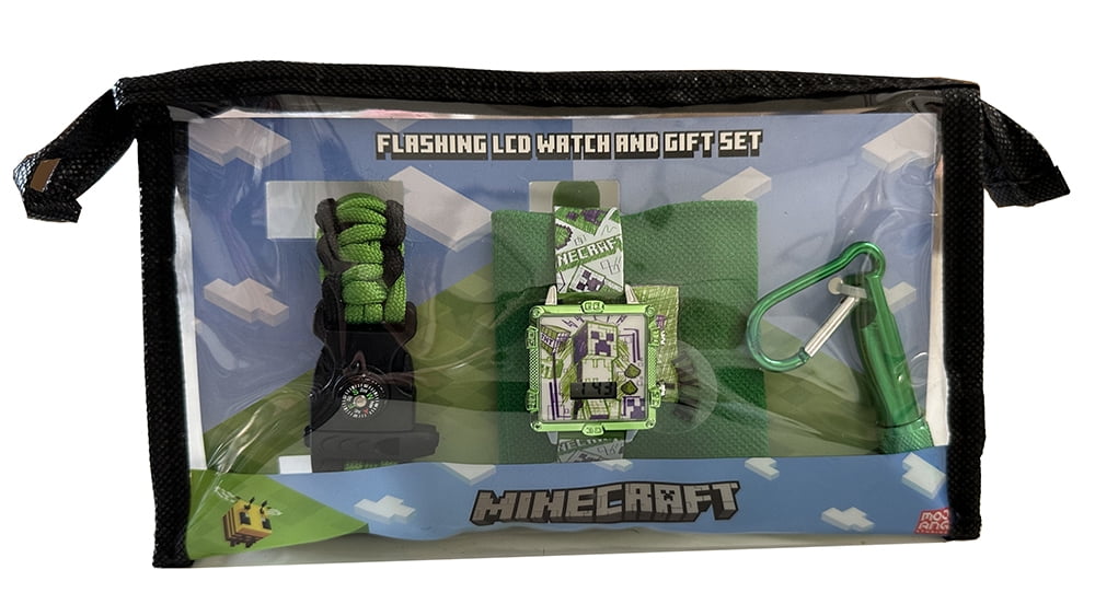 Kids' Minecraft Digital Flashing LCD Watch and Party Favor Gift Set ...