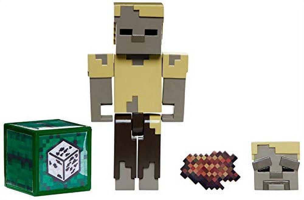 Minecraft Earth 3.25" Husk Action Figure - Walmart.com