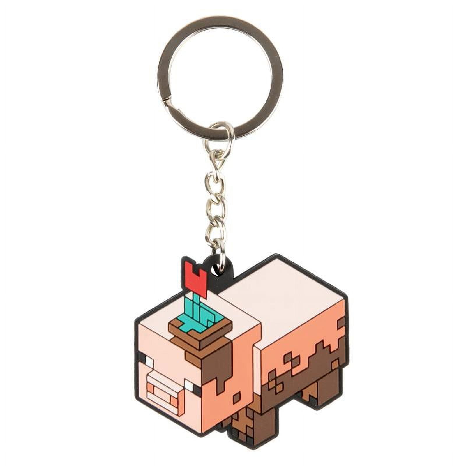 Minecraft Earth Muddy Pig Keychain - Walmart.com
