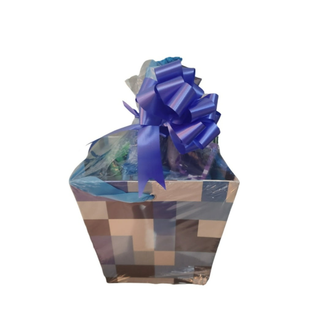 Minecraft Easter Gift Basket Themed Gamer Basket for Boys and Girls ...