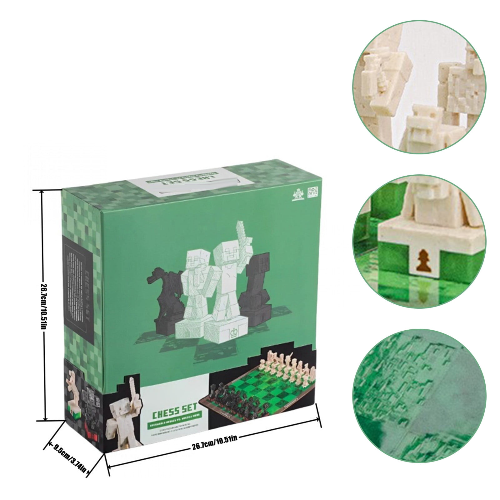 Minecraft Eco-Chess Collector's Edition - Premium Recycled Plastic ...